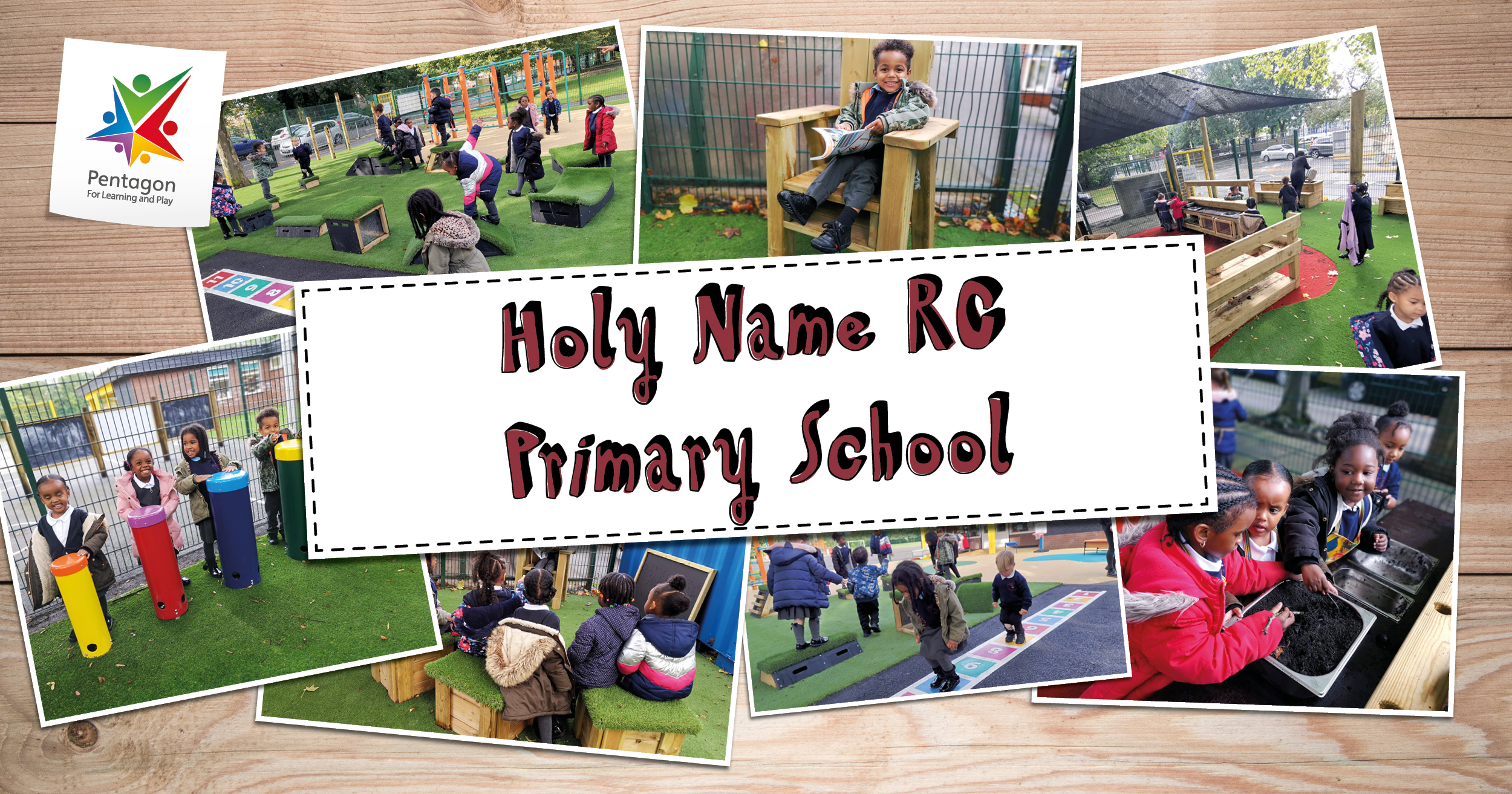 Holy Name School's EYFS Playground Development | Pentagon Play