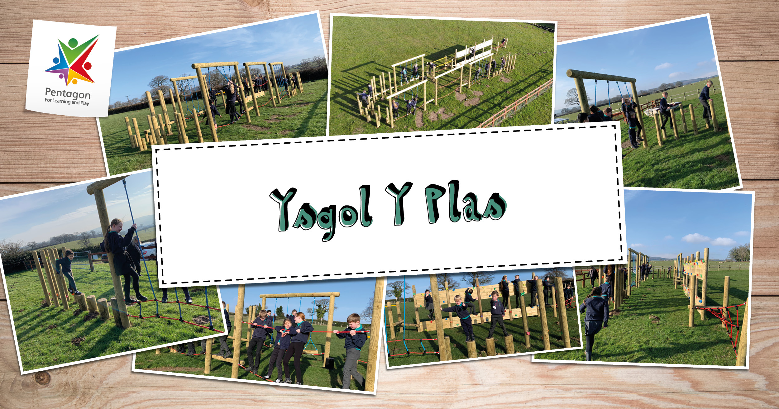 Ysgol Y Plas’ Adventure Trim Trail | Pentagon Play