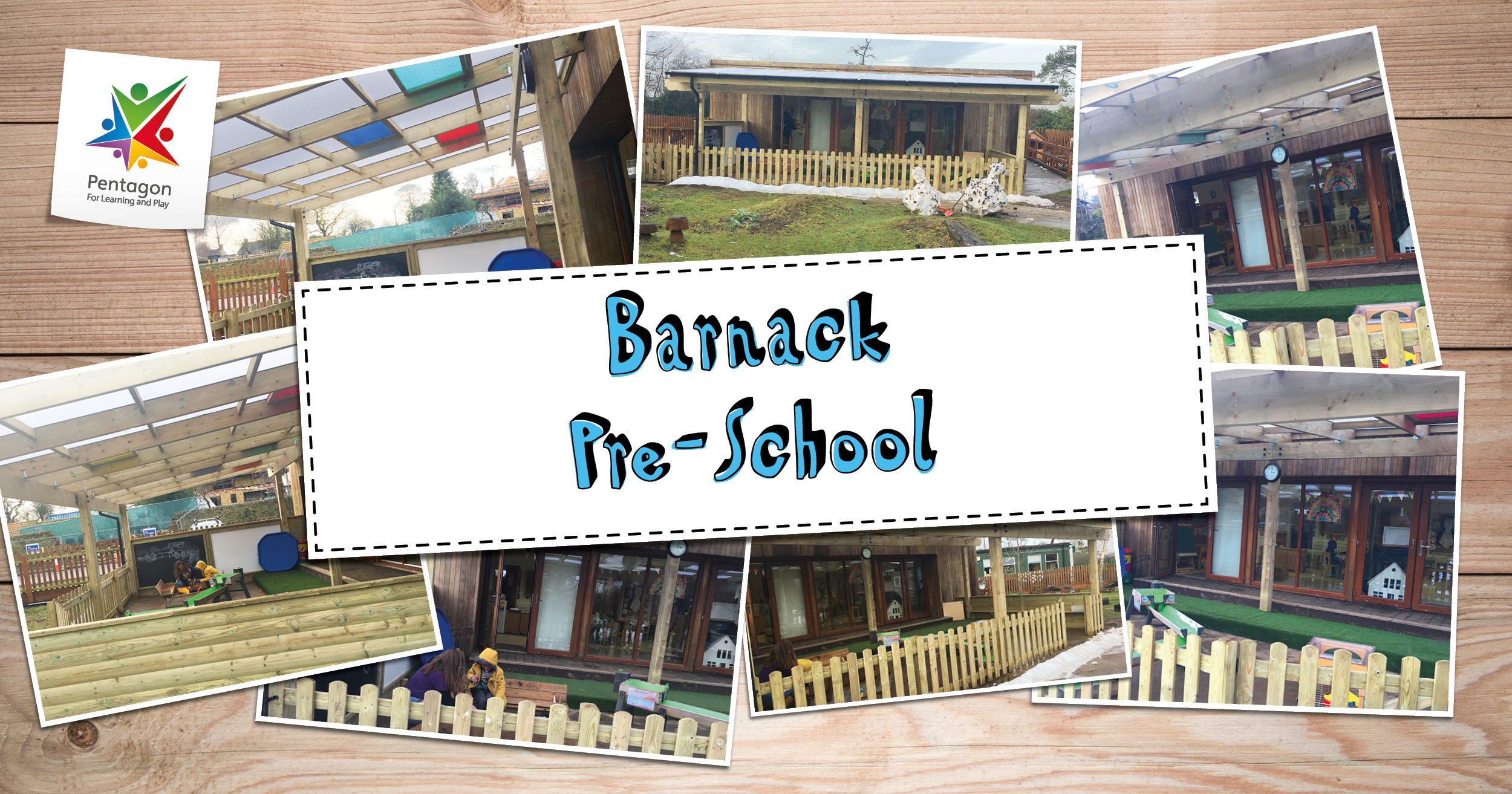 Barnack Pre School’s Timber Canopy | Pentagon Play