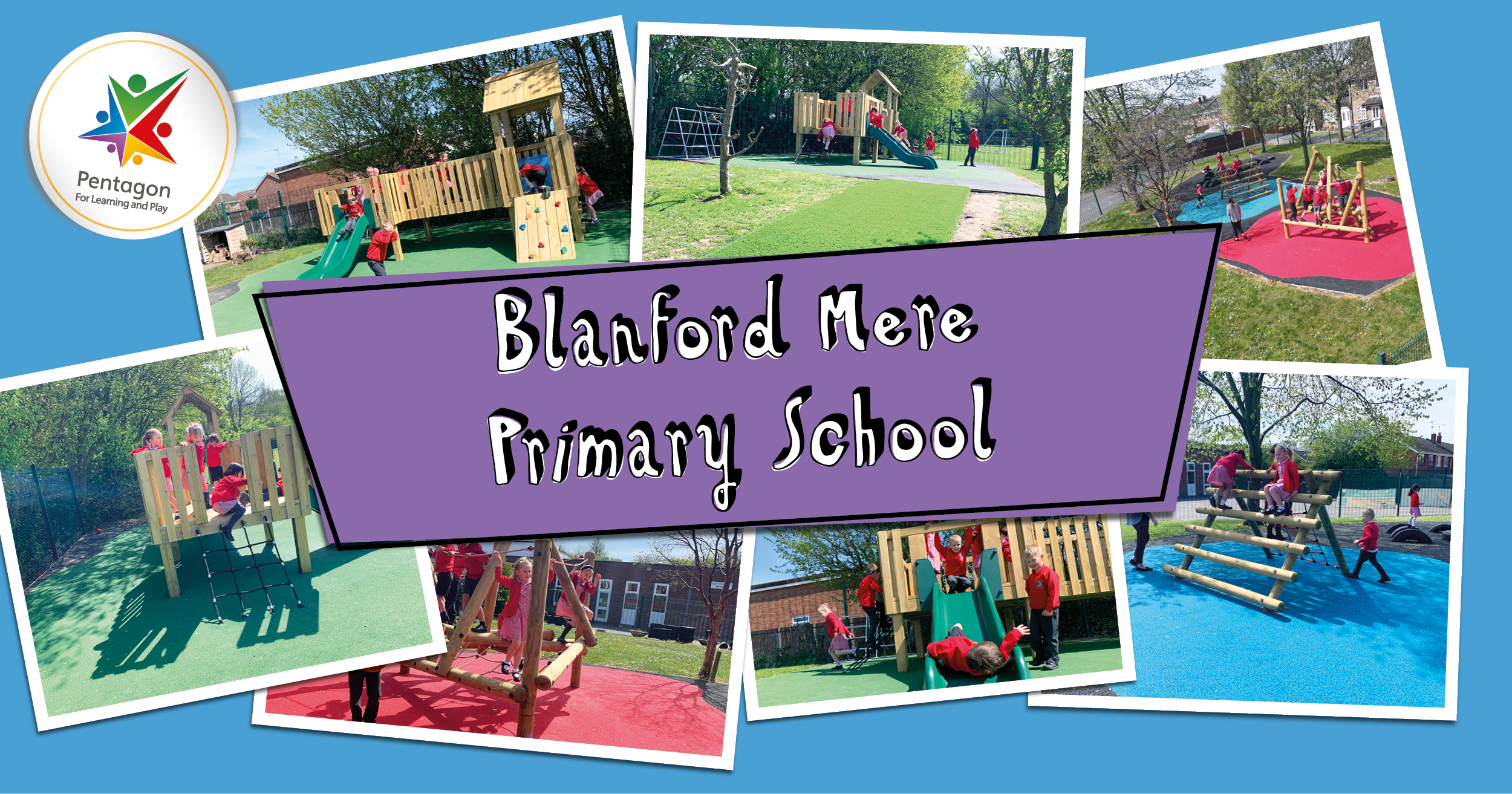 Blanford Mere Primary Schools Active Play Environment | Pentagon Play