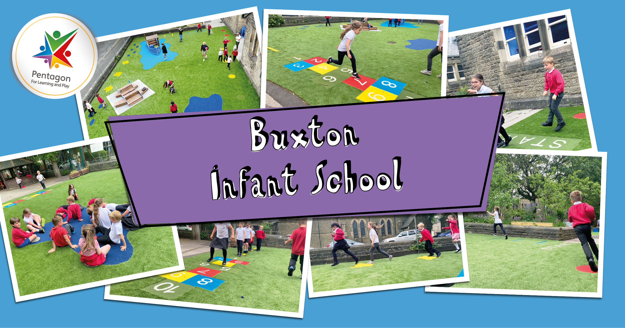 Buxton Infant School's Playground Surfacing Design | Pentagon Play