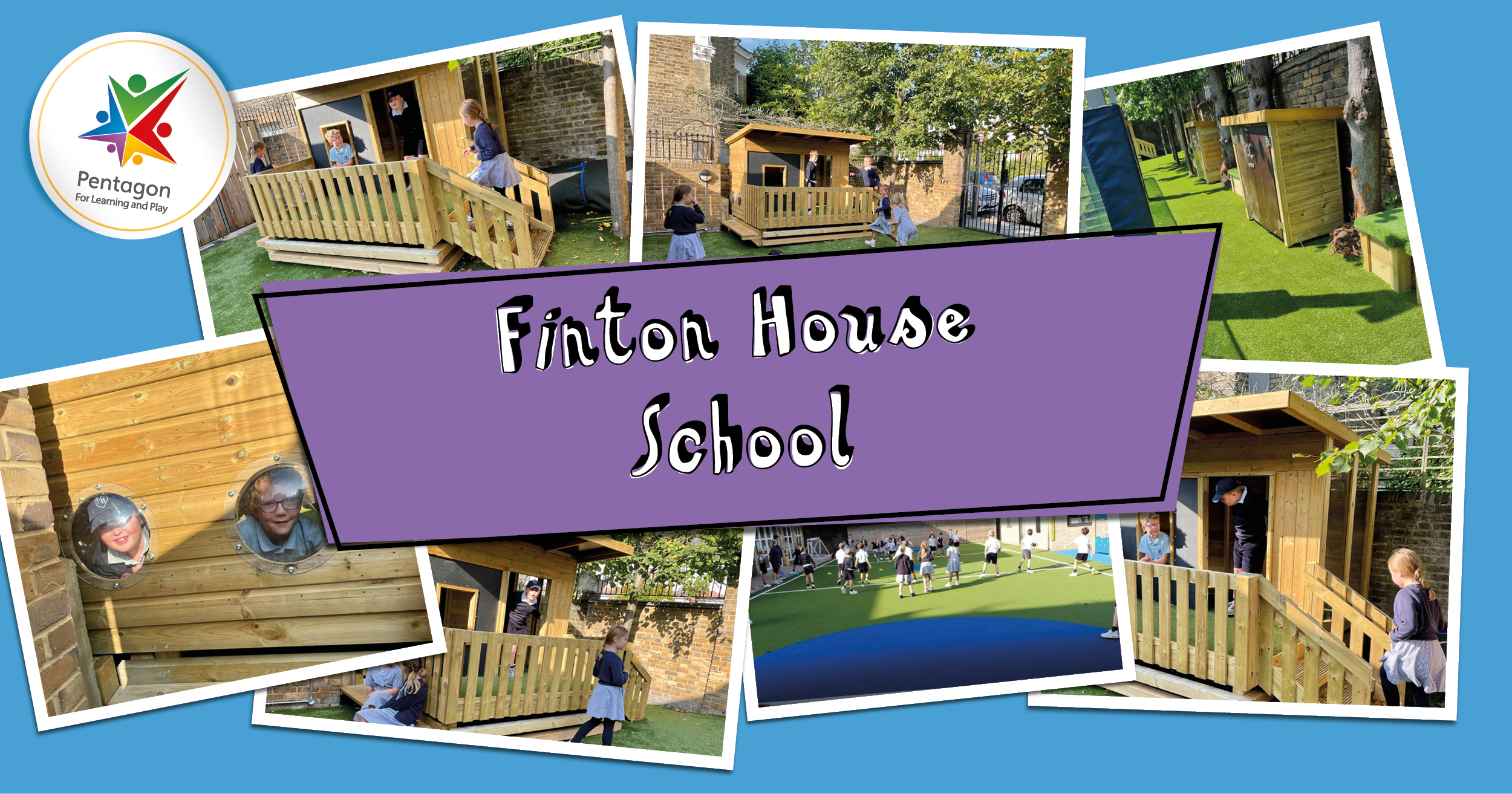 A Refurbished Outdoor Play Area for Finton House, London | Pentagon Play