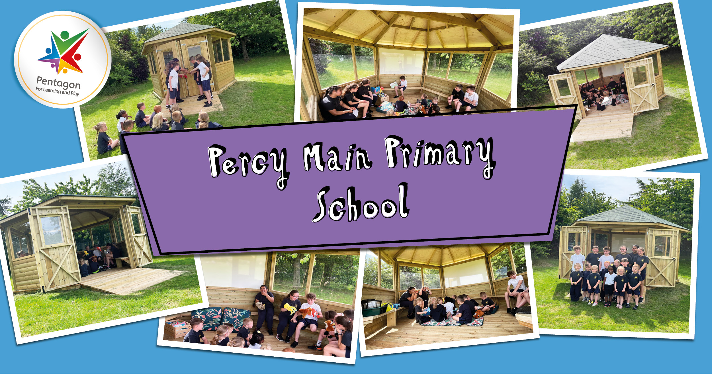 Enjoy the freedom of an Outdoor Classroom with Percy Main! | Pentagon Play