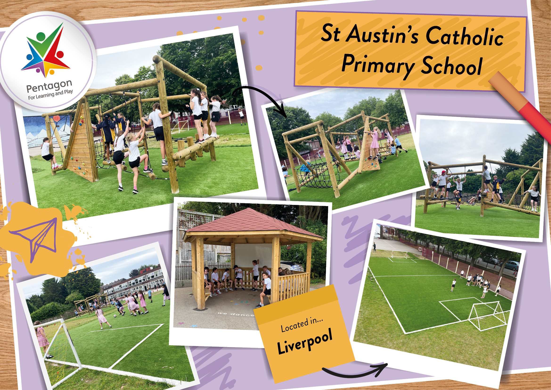 A Sporty Space for St Austin's Catholic Primary School! | Pentagon Play