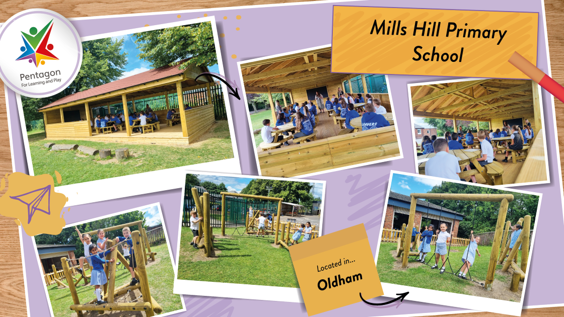 An Outdoor Classroom and EYFS Space for Mills Hill! | Pentagon Play