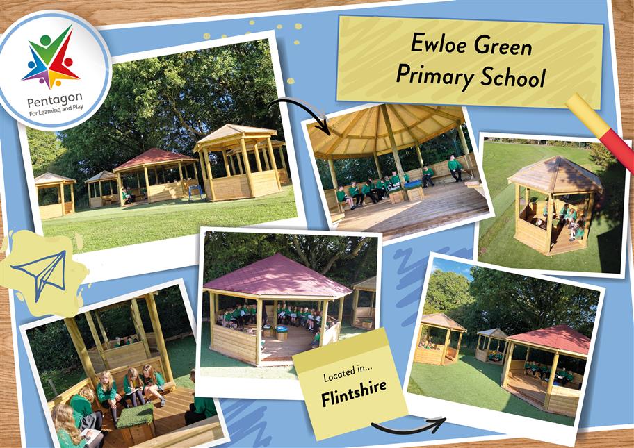 Outdoor Classroom Excitement for Ewloe Green Primary School | Pentagon Play