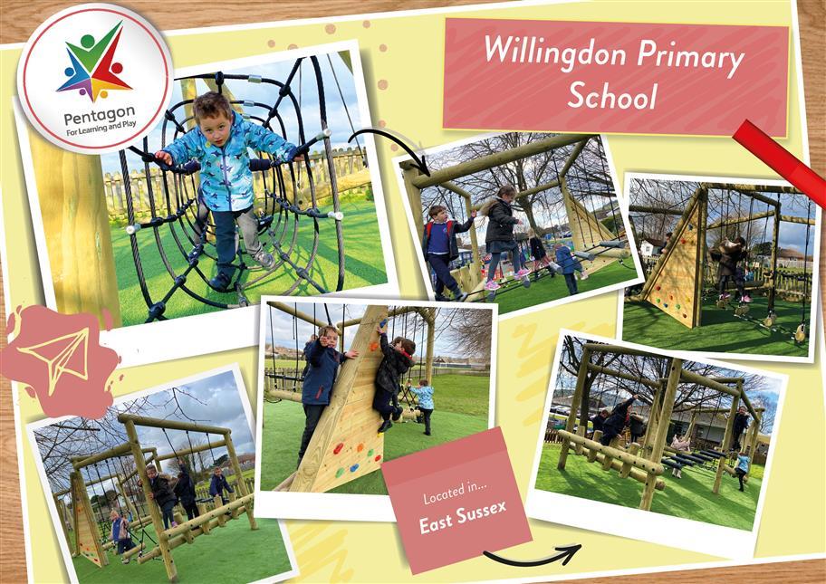 A Perfect Puzzlewood Climber for Willingdon Primary School | Pentagon Play