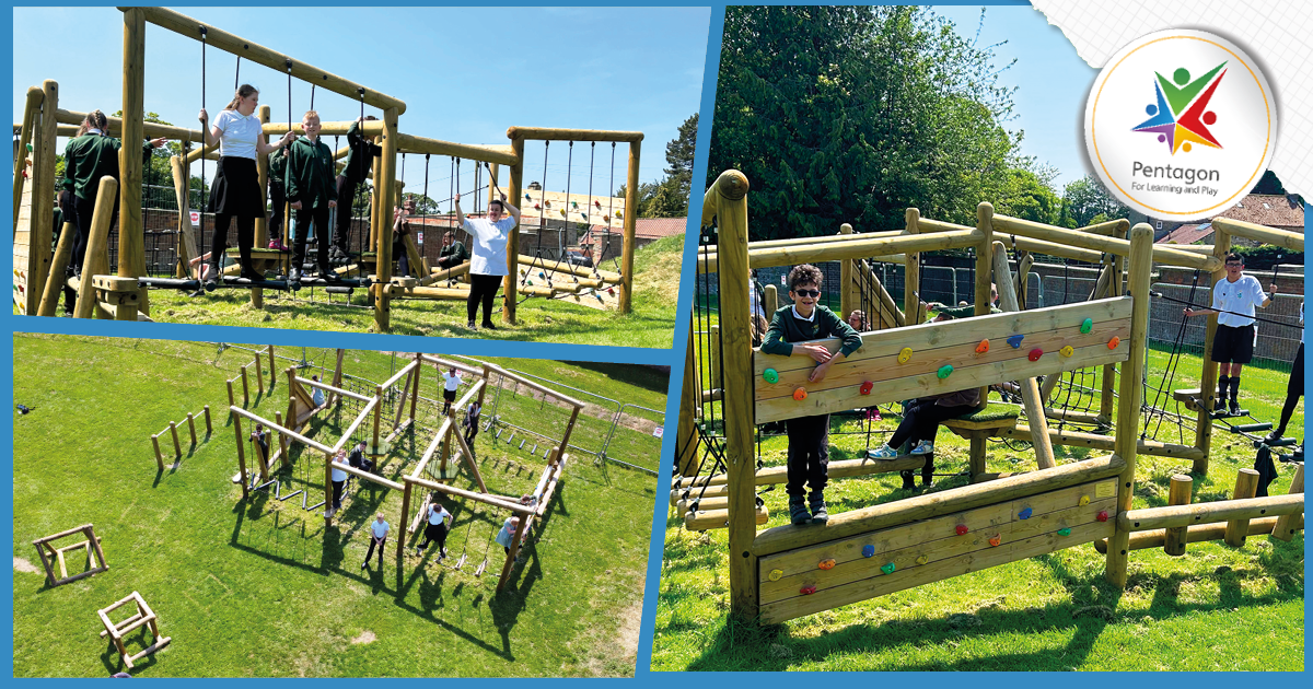 Active Play Opportunities at Welburn Hall School | Pentagon Play