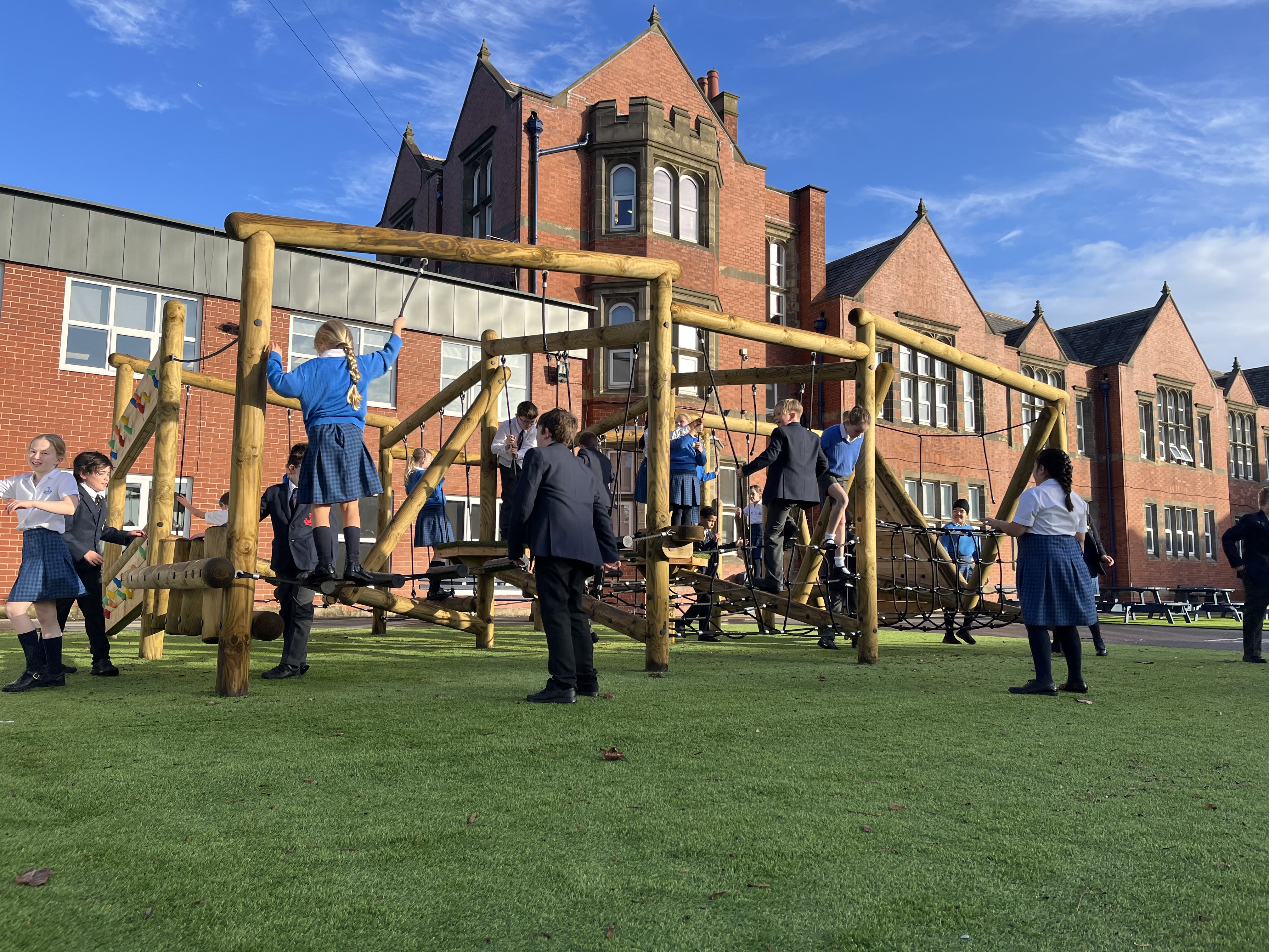 A Playground full of Learning for Bury Grammar School | Pentagon Play