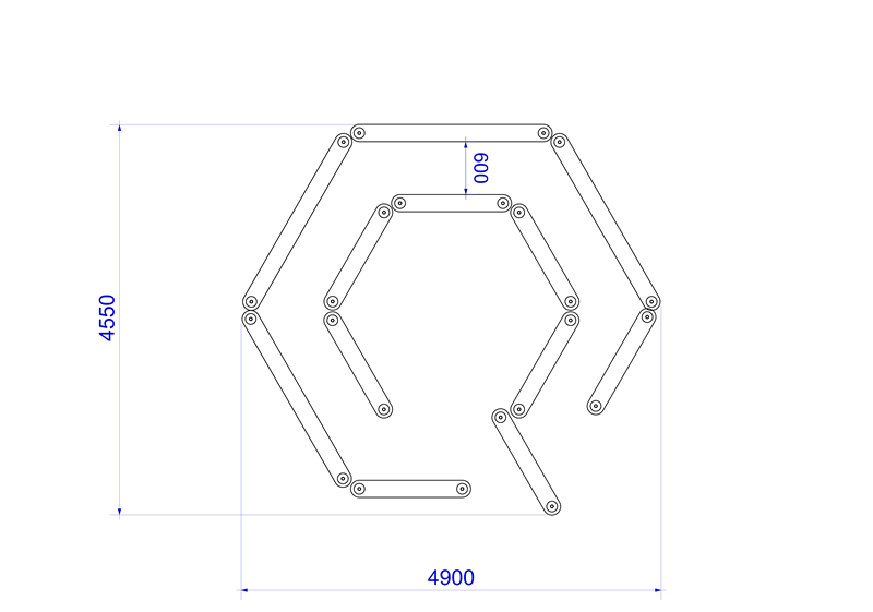 Outdoor Mini Maze Seating | Pentagon Play