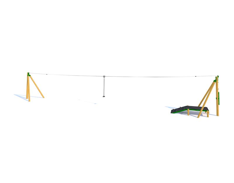 Zip Wire 1-Way (25M) | Pentagon Play