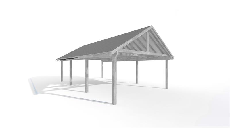 Gable-End Outdoor Classroom | Pentagon Play